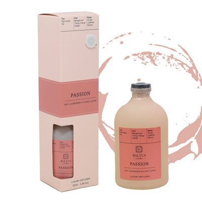 Baltus Reed Diffuser 100ml Apothecary Fragrance PASSION Iris Cashmere ...