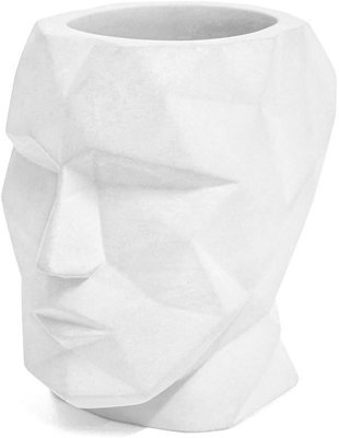 Balvi Pen holder The Head White colour Shapped like a head Geometric ...