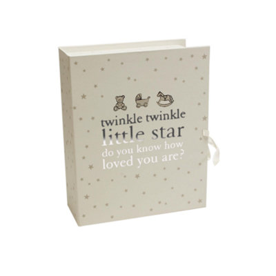 Bambino Little Stars Baby Keepsake Box - Twinkle Twinkle