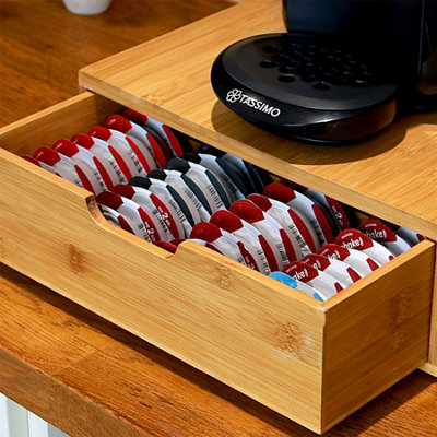 Bamboo 64 Tassimo Coffee Pod Drawer