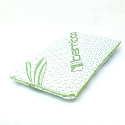 Bamboo Cot Pillow Memory Foam Filled Super Soft Kids Junior Toddler ...