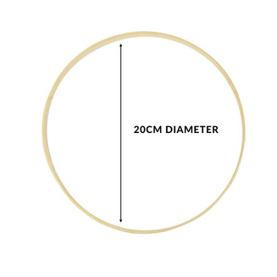 Bamboo Craft Rings - Set of 10