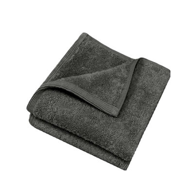 BAMBOO FACE CLOTHS - PACK OF 2 FACE FLANNELS (GRAPHITE)