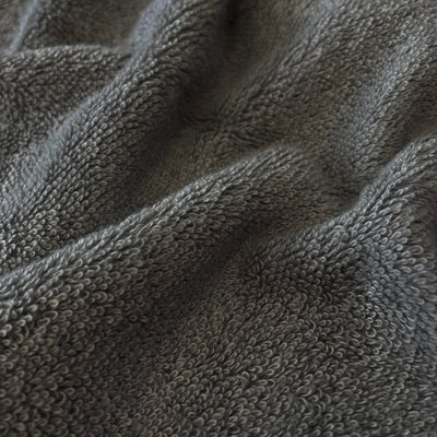 Bamboo Face Cloths - Pack of 2 Face Flannels (Graphite)