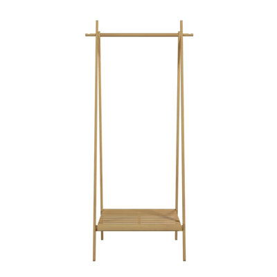 Bamboo Foldable Garment Storage Rack