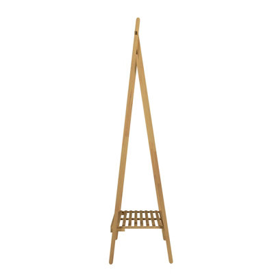 Bamboo Foldable Garment Storage Rack