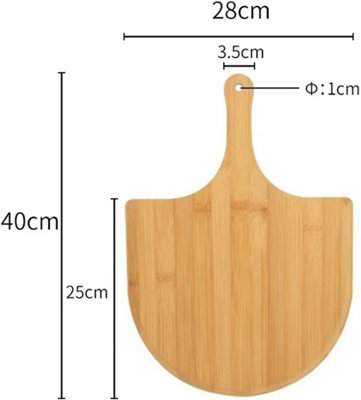 Bamboo Pizza Peel Smooth Paddle