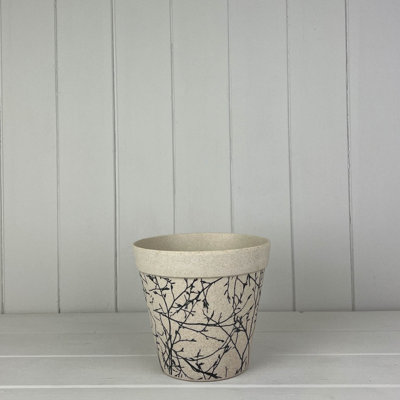 Bamboo Planter Natural Branch Silhouette Plant Flower Pot Sustainable ...