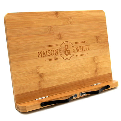 Bamboo Recipe reading holder Book Stand