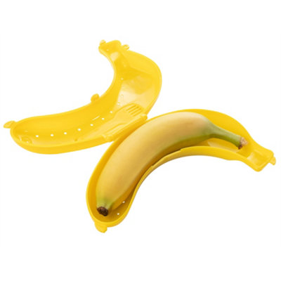 Banana Protector Case Holder Snack Fruit Lunch Box for Work, Travel, School