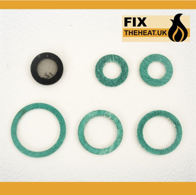 Banico Fibre Washer Pack 1/2 (2) 3/4 (2) 1 inch (1) for Diverter valves