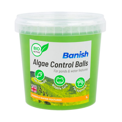 Banish 1L BioActive Algae Control Balls Pond Water Treatment Biological ...