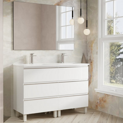 Banyetti Vatilla 1200 Floorstanding Vanity Unit with Athena Basin ...