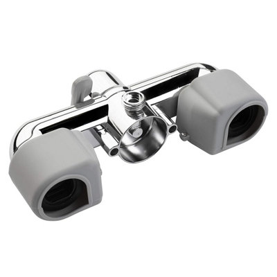 Bar Mixer Shower Set 1500mm Flexi Tube Hose Riser Rail Chrome Plated