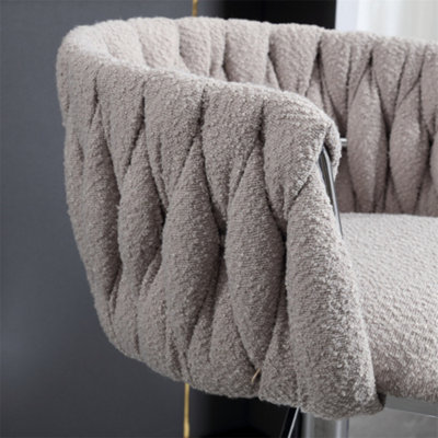 Bar Stools Set of 2, Adjustable Counter Height Bar Stools with Woven ...