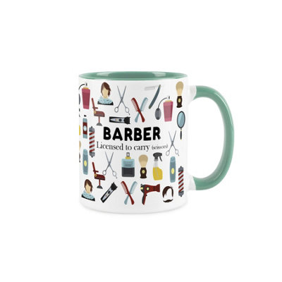 Barber Mug - Humourous Trades Funny Novelty Gift - Tea/Coffee Hot ...