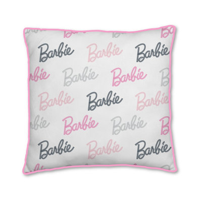 Barbie Figures Square Filled Cushion