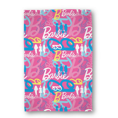 Barbie Unboxed Fleece Throw Blanket