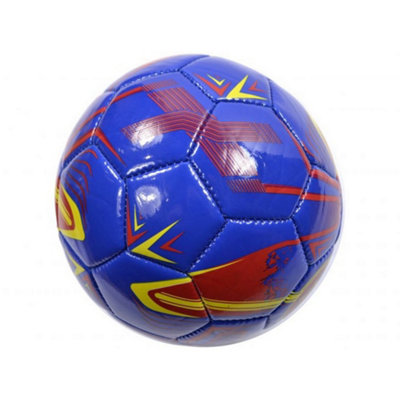 Barcelona FC Turbine Crest Mini Football Blue/Granite/Yellow (1)
