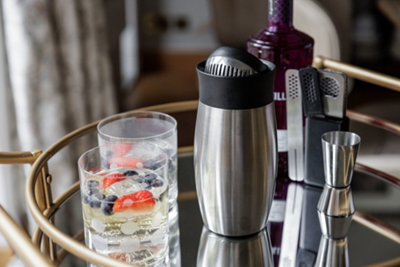 BARCRAFT FLIP TOP COCKTAIL SHAKER