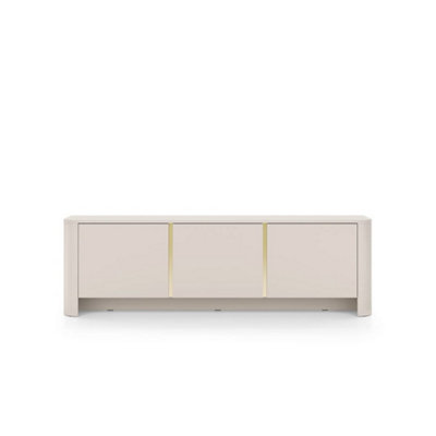 Bari TV Cabinet 168cm in Cashmere - Elegant, Handleless Media Storage ...