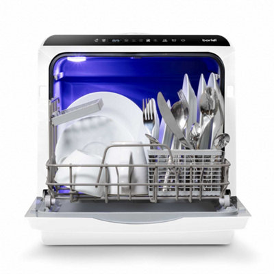 Buy Baridi 2-4 Place Settings Mini Portable Tabletop Dishwasher, 5 Wash ...