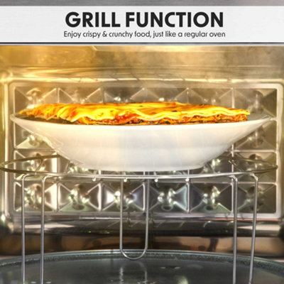Baridi 25L Integrated Microwave Oven/ Grill, 900W, Touch Controls ...