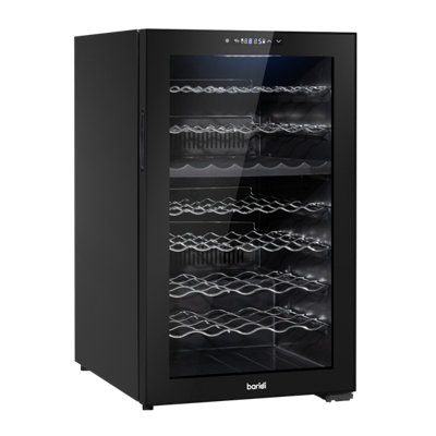 Baridi 52 Bottle Dual Zone Wine Cooler Fridge Touch Screen Controls LED ...