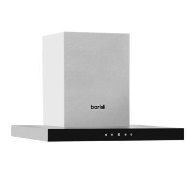 Baridi 60cm T Shape Chimney Cooker Hood & Carbon Filters Stainless ...