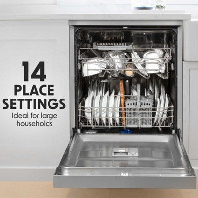 Buy Baridi Freestanding Dishwasher Full Size 60cm Wide 8 Programs & 5 ...