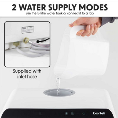 Baridi Mini Portable Tabletop 5L Dishwasher with 2-4 Place Settings, 5 ...