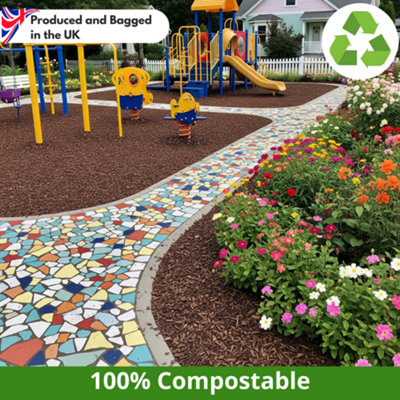 Bark Decorative Wood Chippings 120L - Laeto Your Signature Garden