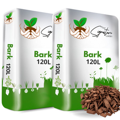 Bark Decorative Wood Chippings 240L - Laeto Your Signature Garden