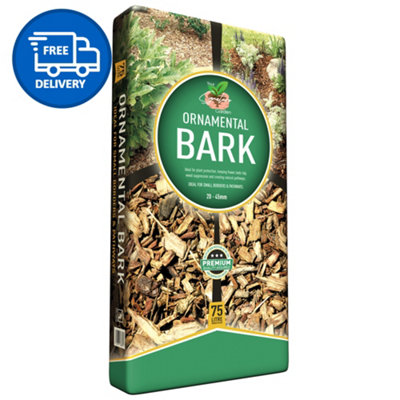 Bark Decorative Wood Chippings 75L - Laeto Your Signature Garden - FREE ...