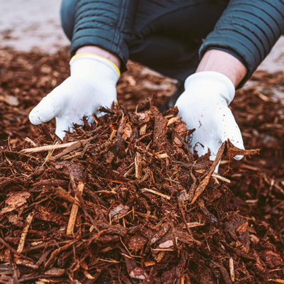 Bark Long Lasting Weed Suppressor Garden Landscaping Decorative Mulch ...