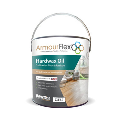 Barrettine Armourflex Hardwax Oil Matt Finish - 2.5 Litre | DIY at B&Q