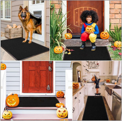 Barrier Mat 120x180 cm Black Non Slip Indoor Door Mat for Home ...