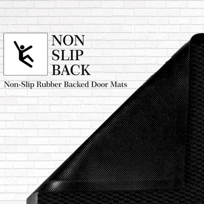 Barrier Mat - 60 x 80 cm - Black - Durable Protective Ground Cover