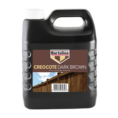 Bartoline Creocote Dark Brown 4L Oil-Based Timber Treatment for Sheds ...