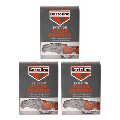 Bartoline Exterior Filler Powder 1.5kg - Pack of 3 | DIY at B&Q
