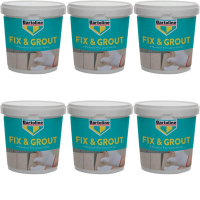 Bartoline Fix & Grout 1kg (Wood, Ceramic) (Pack of 6)