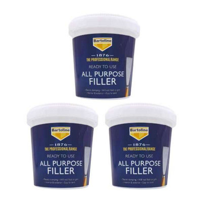 Bartoline Ready Mix All Purpose Filler for Walls 1kg - Pack of 3
