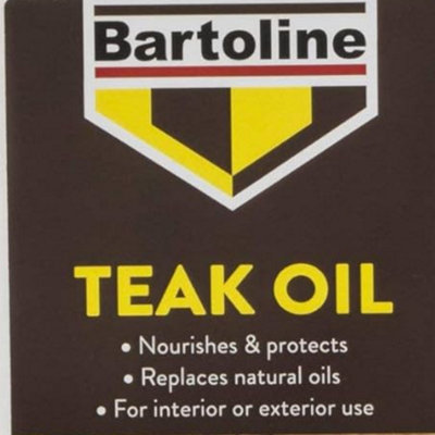 Bartoline Teak Oil 500ml 26214940 (Pack of 3)