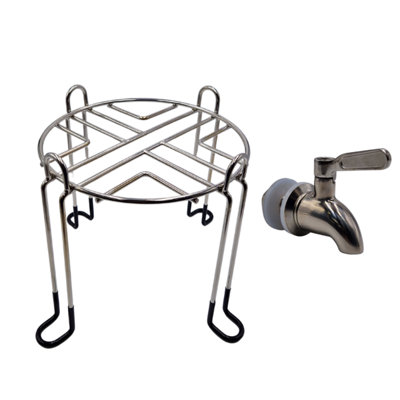 Base Stand and Stainless Steel Tap for Gravity Systems - 8.5L