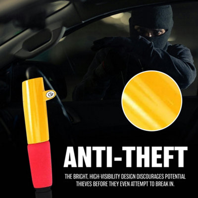 Baseball Bat Steering Wheel Security Lock Vehicle Safety Steel Car Van ...