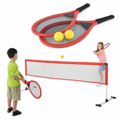 Baseline Tennis Set (Pack Of 5) Red/Yellow/Black (One Size) | DIY at B&Q