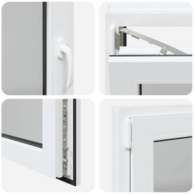 Basement Window "RISOR" 120x60 cm Tilt&Turn DIN Left White