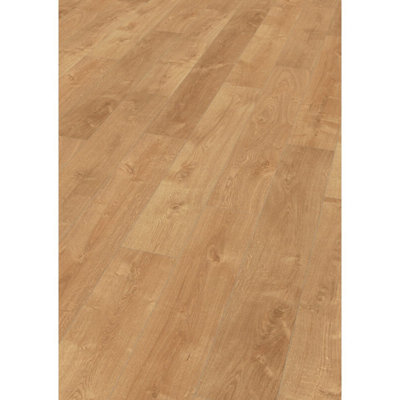 Basic 8MM EBL034 Chalet Oak Brown Laminate Flooring For Home (All Rooms ...