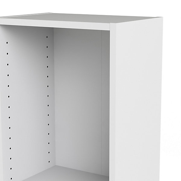 Basic Tall Narrow Bookcase (4 Shelves) in White Basic Tall Narrow Bookcase (4 Shelves) in White