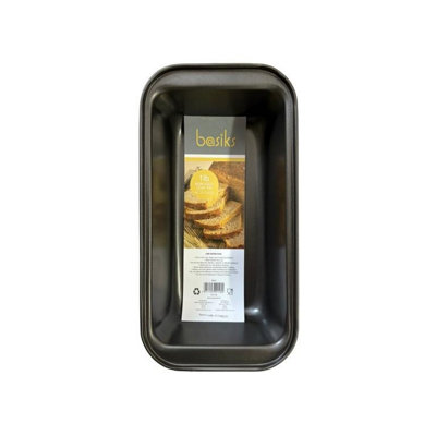 Basiks Non-Stick Loaf Tin Black (2lb)